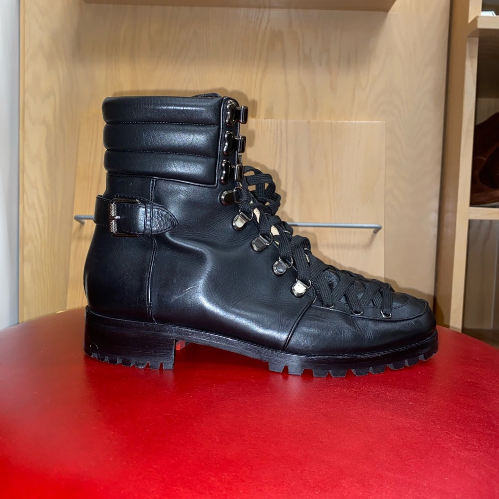 Exciting Christian Louboutin Combat Boots Photos